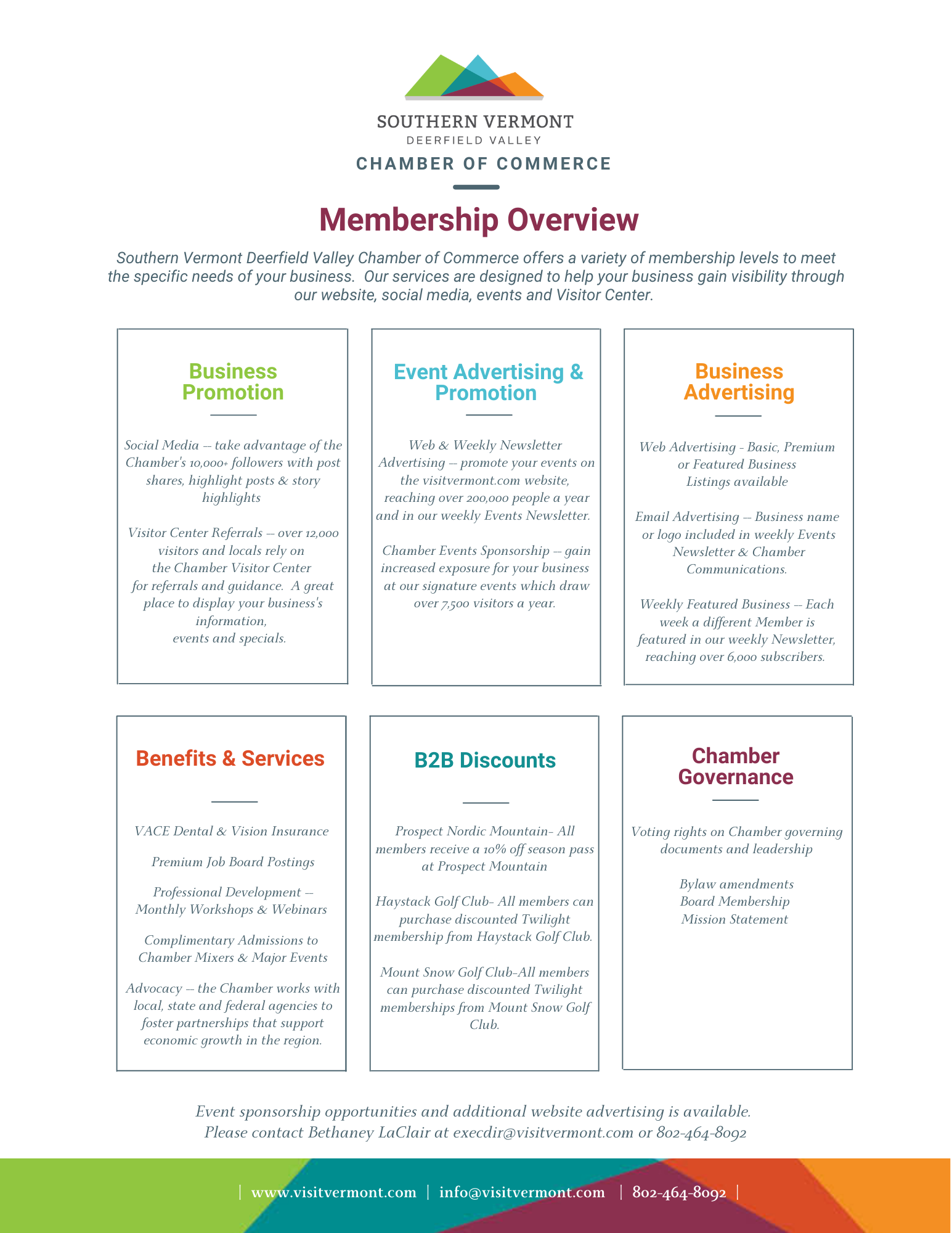 Membership & Benefits - SVDV Chamber of Commerce