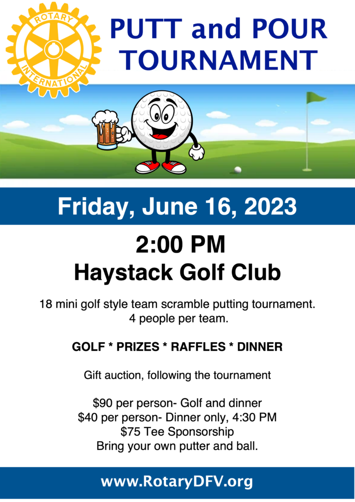 Putt and Pour Golf Tournament by Rotary of Deerfield Valley - SVDV ...