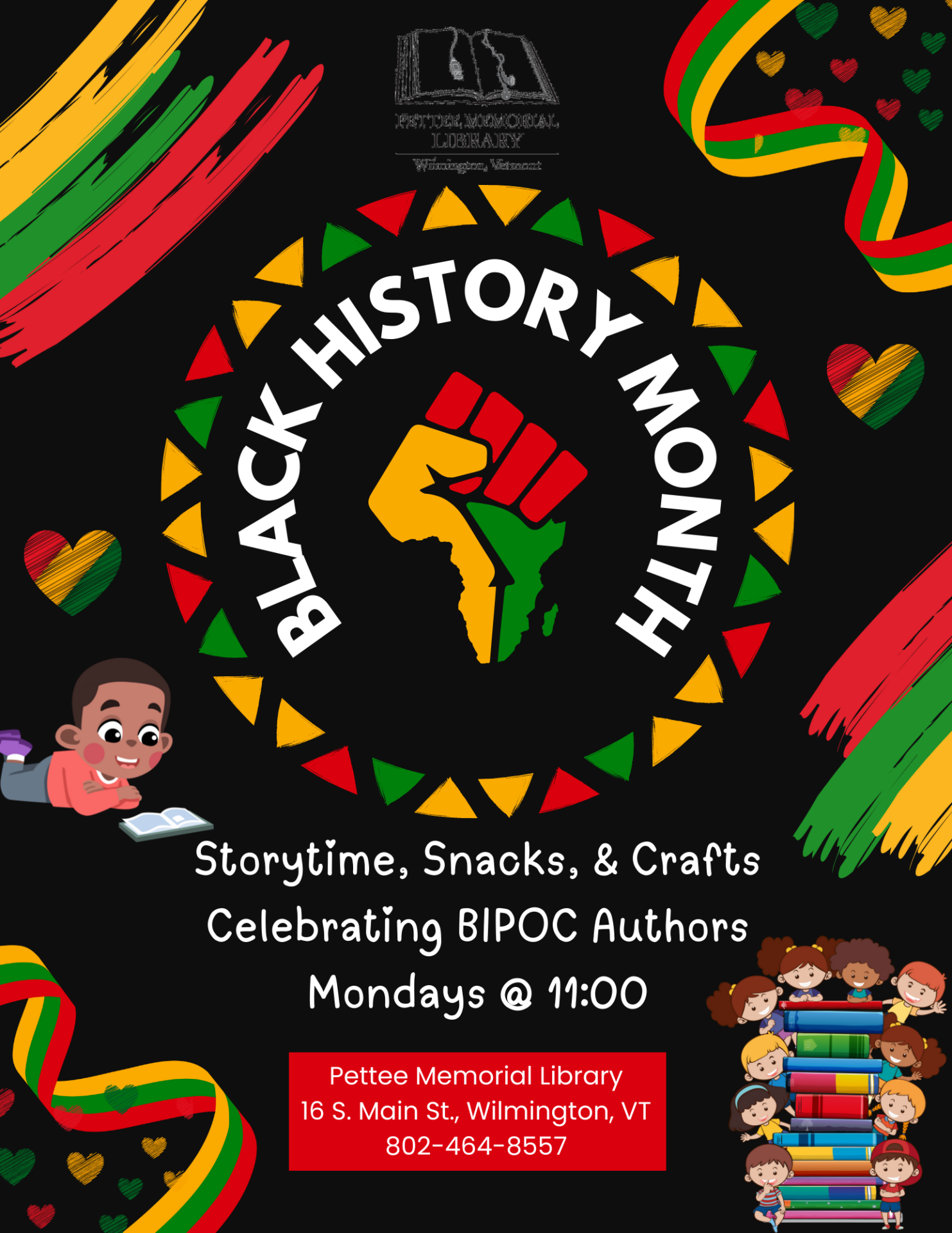 Black History Month celebrating BIPOC authors @ the Pettee Memorial ...